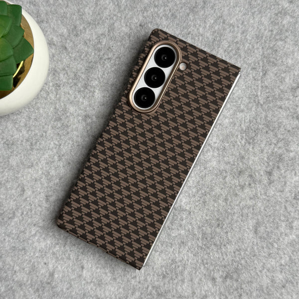 Galaxy Z Fold 6 Pattern Case | Slim Geometric Triangle Design Back ...